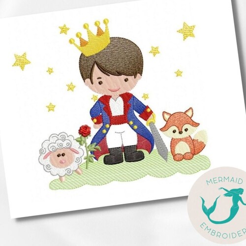 Little Prince Embroidery Design Baby Embroidery Design - Etsy