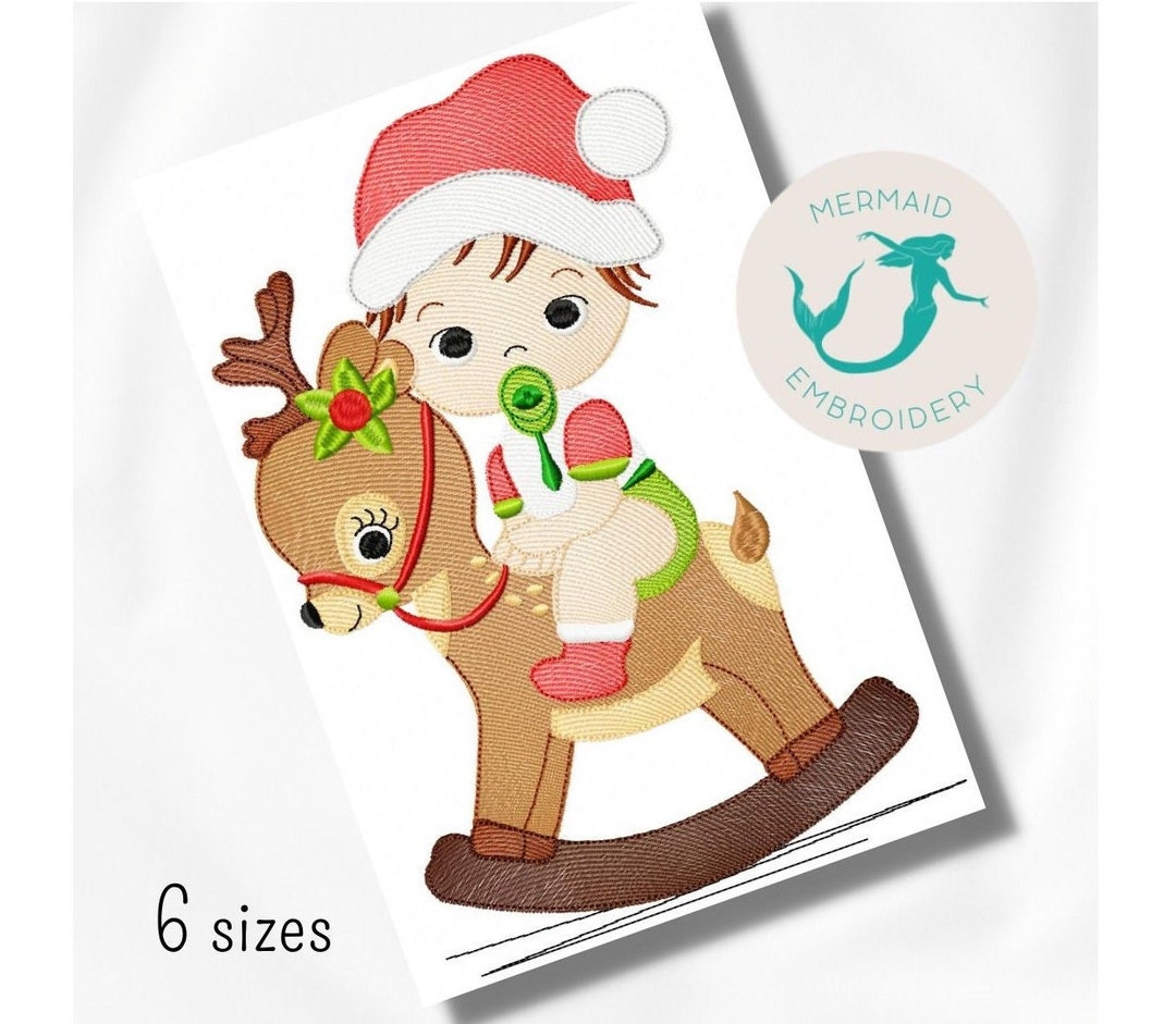 Christmas Baby Embroidery Design Machine, Christmas Embroidery Pattern ...