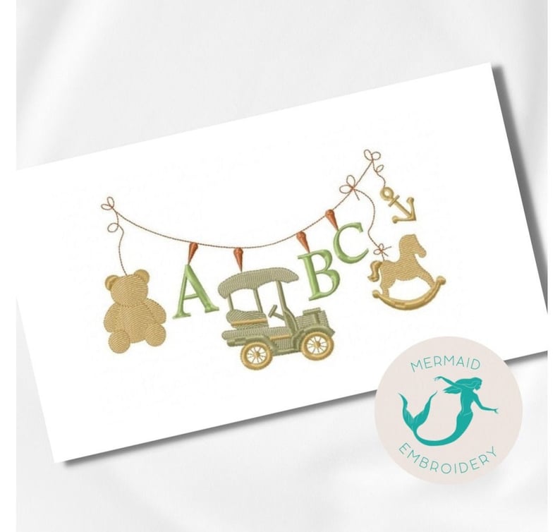 Baby Boy Car Embroidery Design Baby Embroidery Design - Etsy