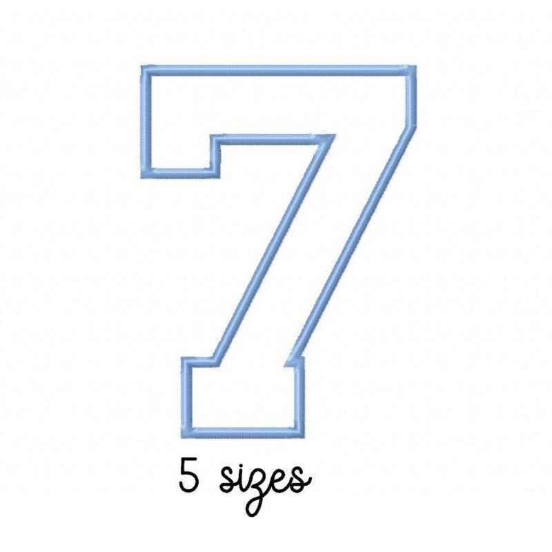 Number Embroidery - Etsy