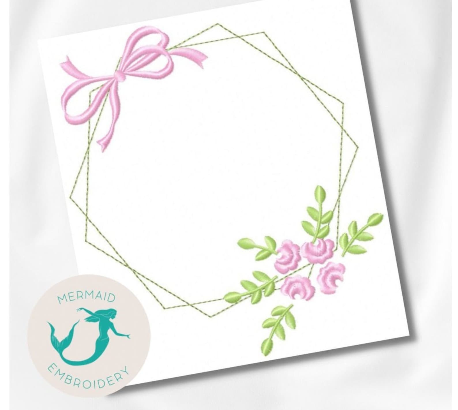 Frame Ribbon Embroidery Design Frame Embroidery Design Machine - Etsy
