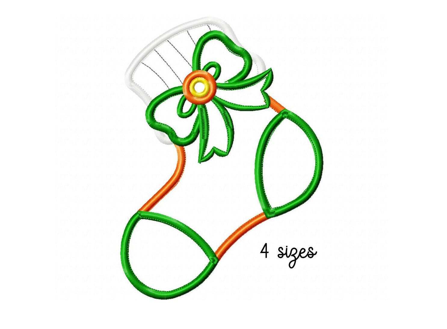 Christmas Stocking embroidery design machine Christmas | Etsy