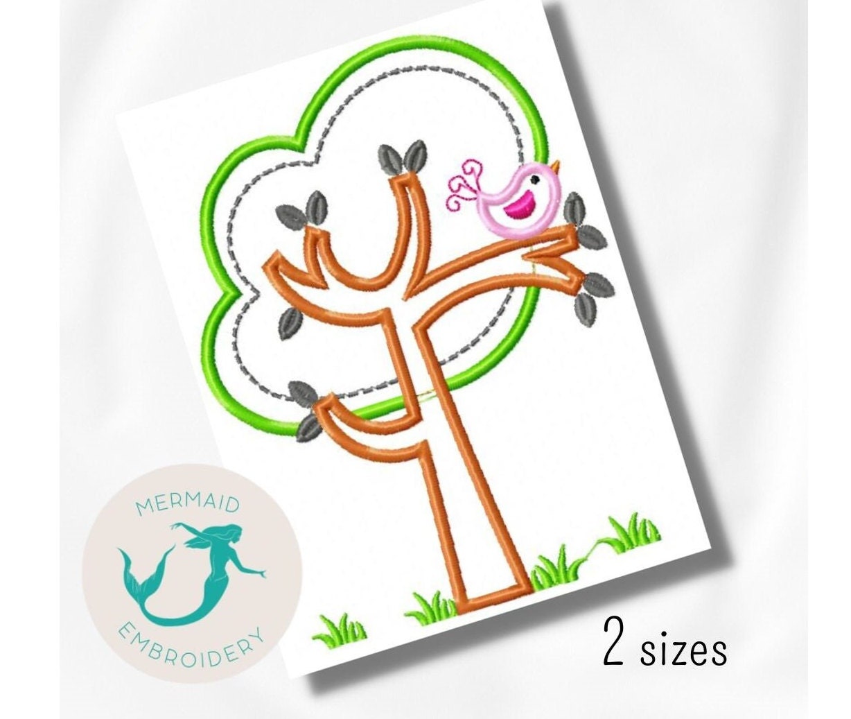 Tree Applique Embroidery Design Kitchen Embroidery Design - Etsy