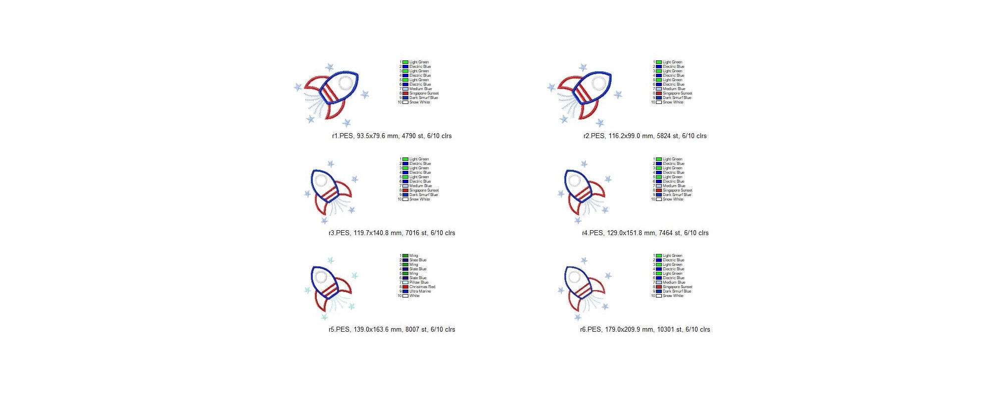 Rocket Embroidery Design, Baby Embroidery Design Machine, Newborn ...