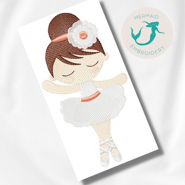 Ballerina Embroidery - Etsy