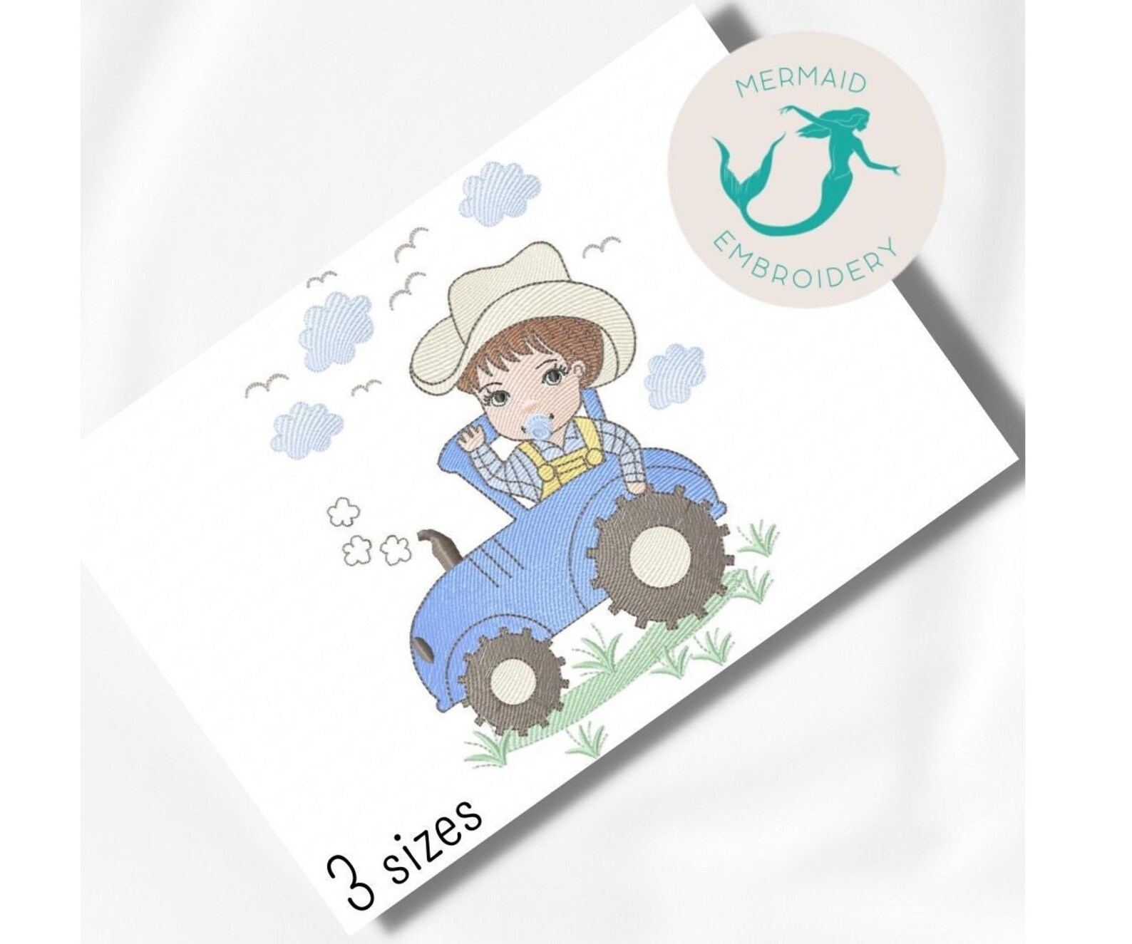 Baby Boy Farm 2 Embroidery Design Kids Embroidery Design - Etsy