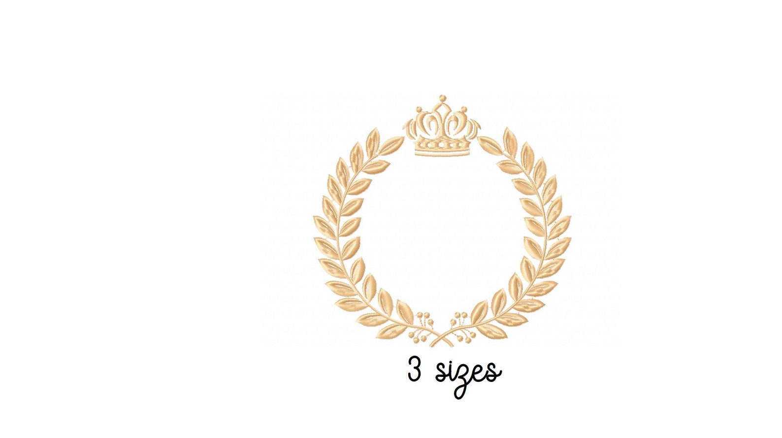 Crown Embroidery Design Frames Embroidery Design Machine - Etsy