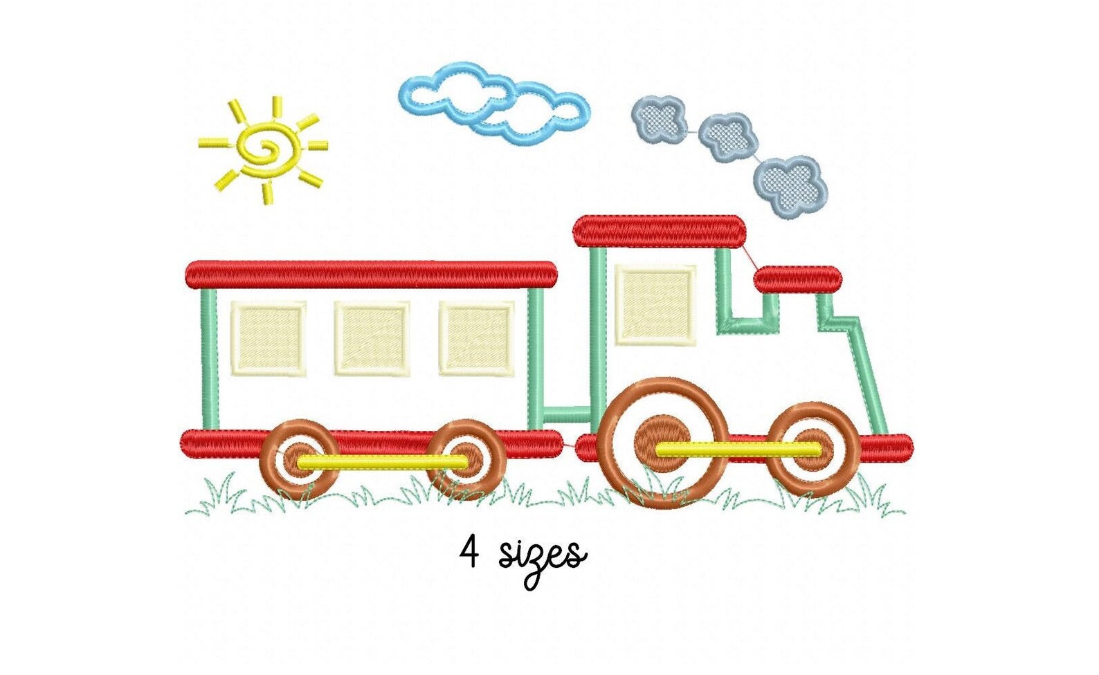 Train Embroidery Design Boy Embroidery Design Machine Train | Etsy