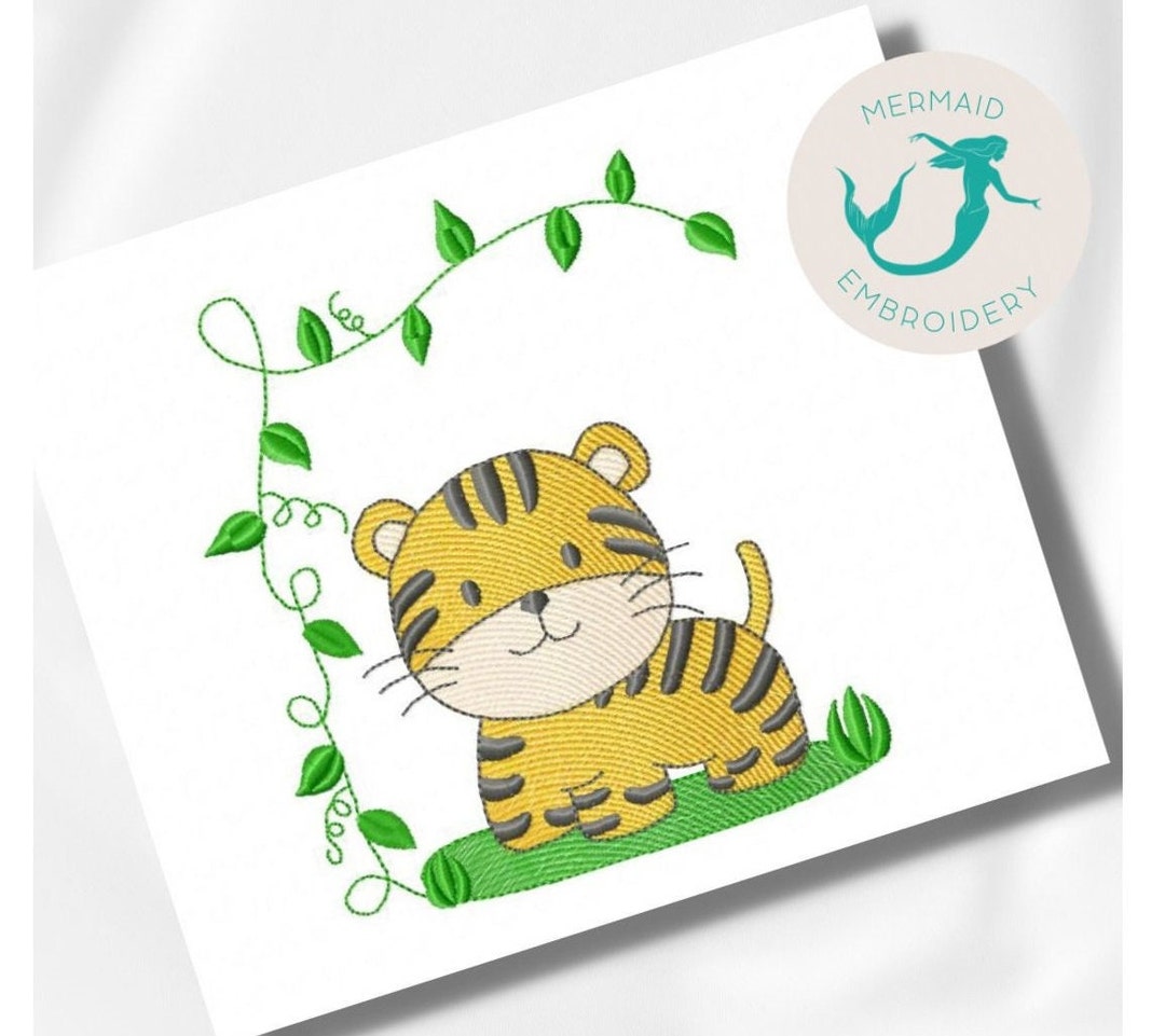 Tiger Baby Embroidery Design, Animals Embroidery Design Machine, Baby ...