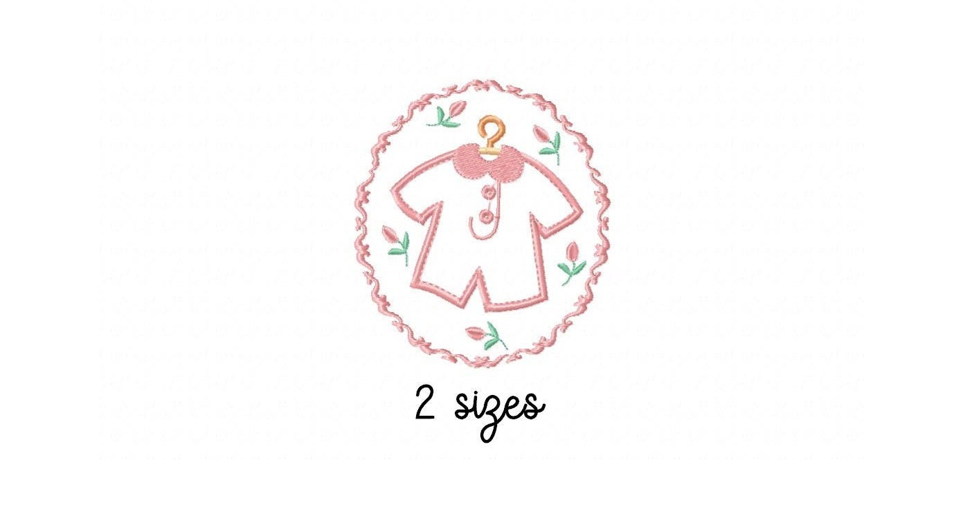 Baby Girl Clothes Embroidery Design Baby Embroidery Design | Etsy