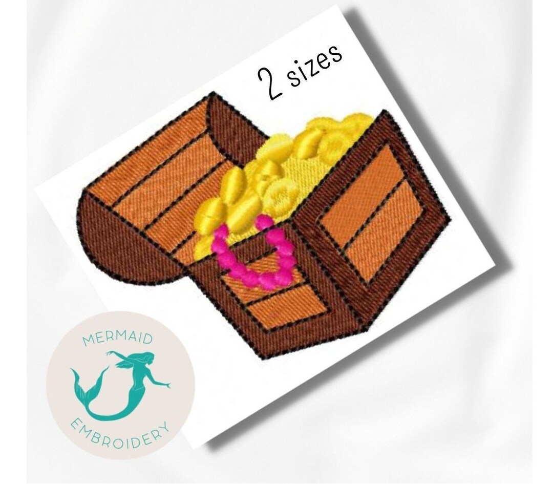 Pirate Treasure Embroidery Design Kids Embroidery Design Machine, Baby ...