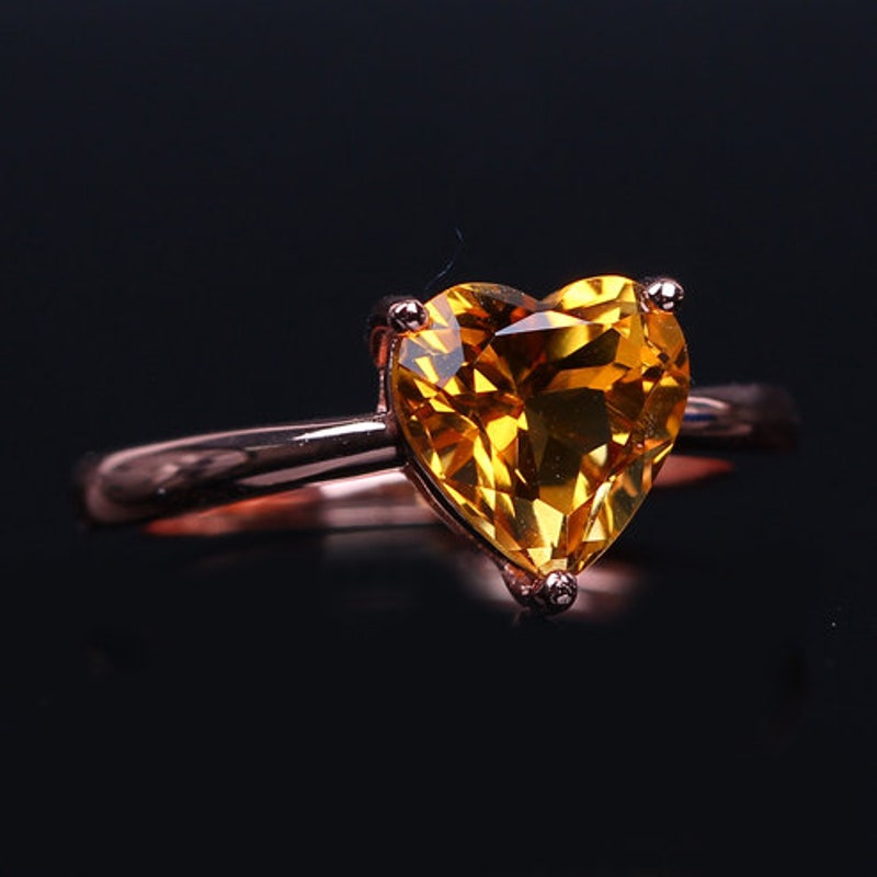 Heart Shape Rings - Etsy