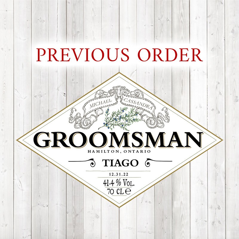 Personalized Digital printable Gin Label 5 Customizable - Etsy