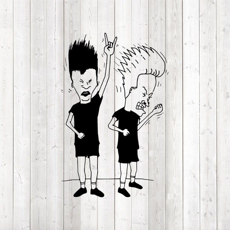 Beavis And Butthead Headbanging