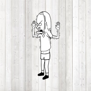 I Am Cornholio - Character From the 90s TV Series; Color and Black and ...