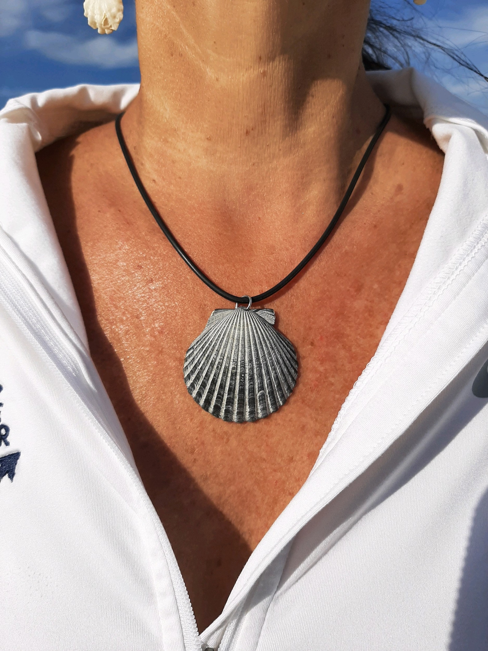 Seashell Necklace Seashell Pendant Shell Pendant Beach - Etsy