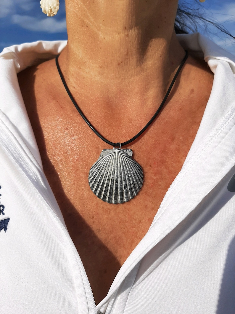 Seashell Necklace Seashell Pendant Shell Pendant Beach - Etsy