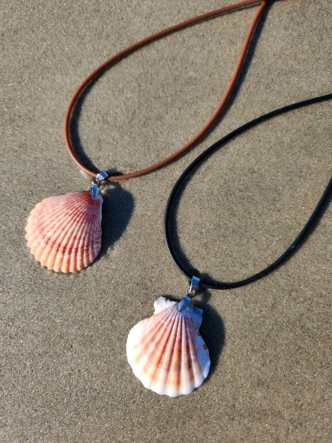 Shell Necklace Seashell Pendant Seashell Choker Beach Jewelry Real Seashell Jewelry Real