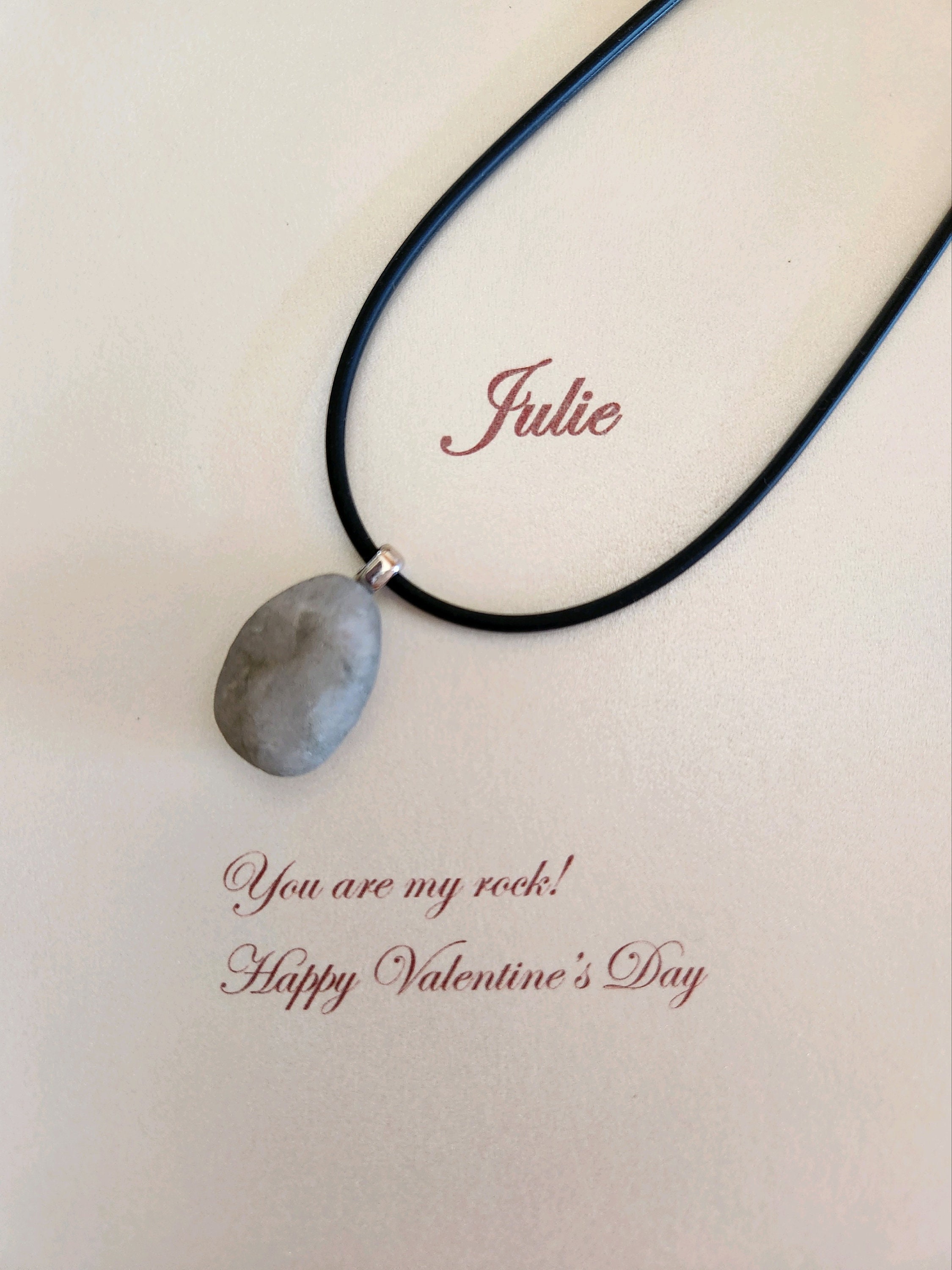 Beach Stone Necklace, Natural Stone Necklace, Beach Jewelry, Pebble ...