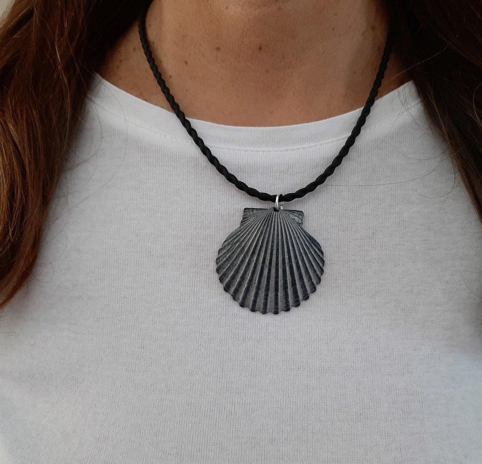 Seashell Necklace Seashell Pendant Shell Pendant Beach | Etsy