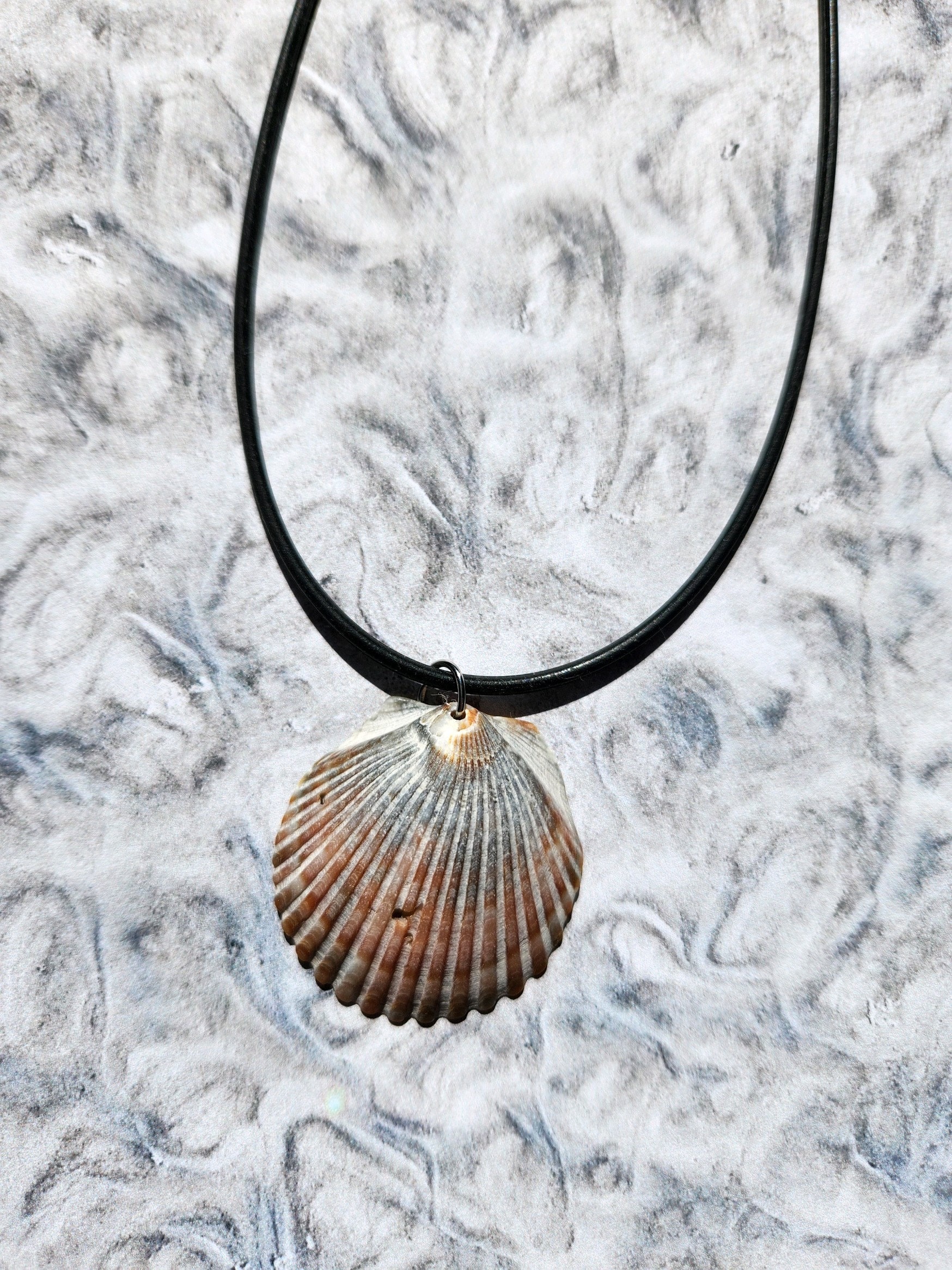 Shell Necklace, Real Seashell Jewelry, Seashell Pendant, Shell Choker ...