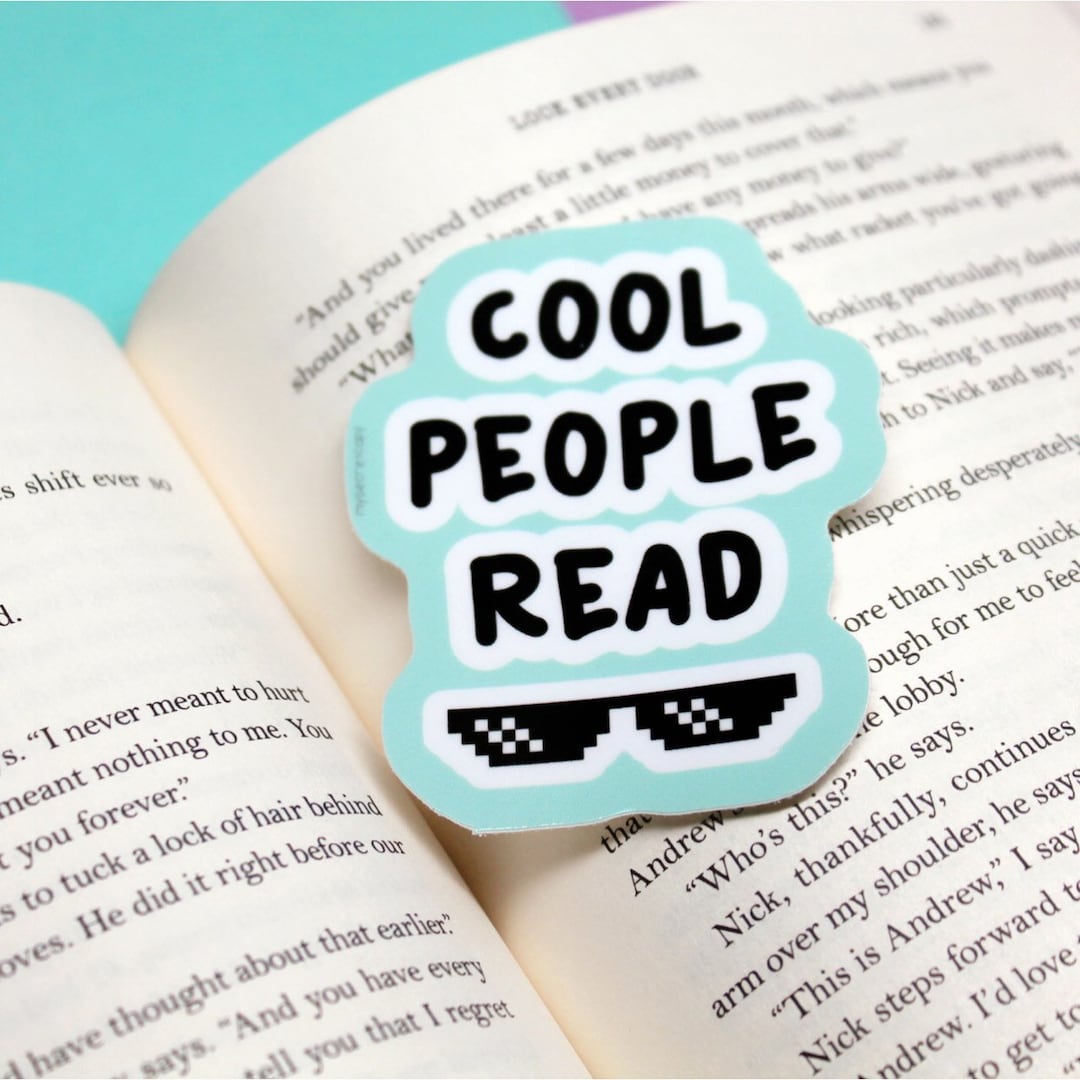 Book Lover Sticker | Bookworm Sticker | Literary Gift | Bookish ...