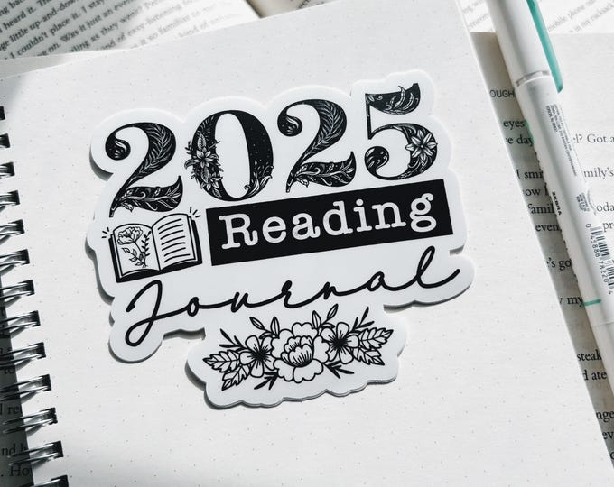 Months V3 // Matte Reading Journal Stickers - Etsy