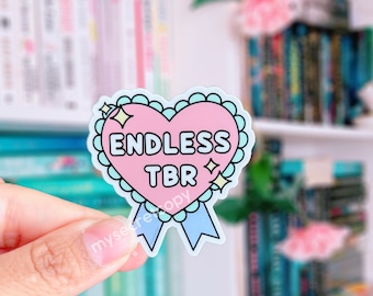 The TBR Tarot Card Sticker, Never Ending TBR, Bookish Sticker, Cute ...