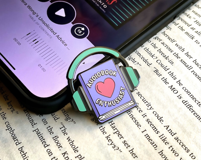 All Books Count: E-reader, Book, and Audiobook Bookish Enamel Pin ...