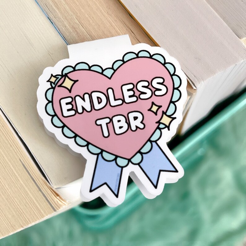 Endless TBR Magnetic Bookmark | Bookish Gift | Book Club Bookmark ...