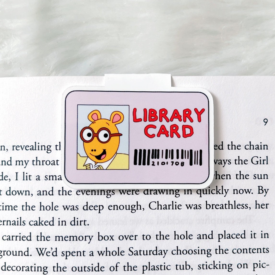 Library Card Magnetic Bookmark Bookish Gift Book Club - Etsy