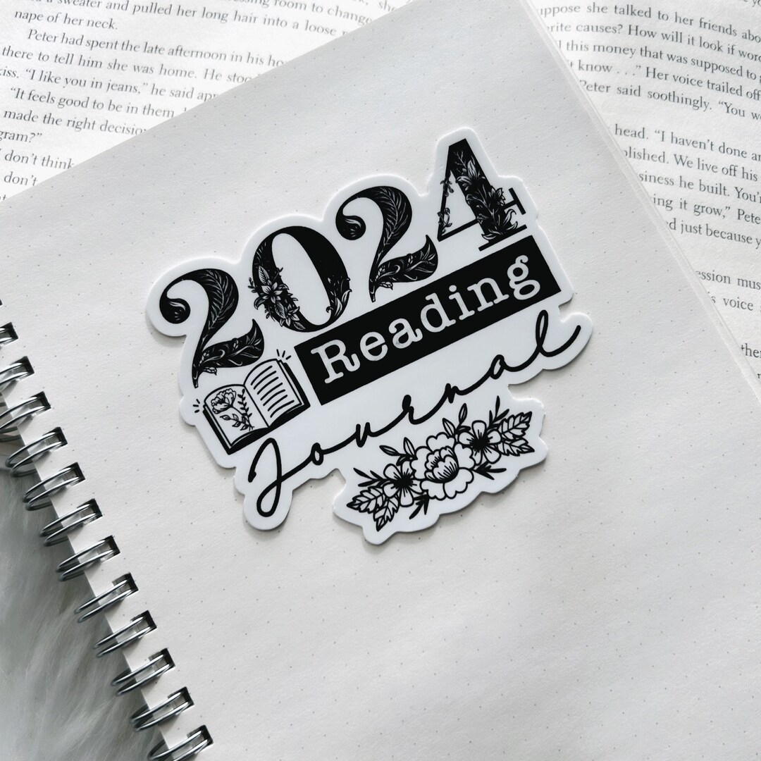 2024 Reading Journal Sticker L Bullet Journal Stickers | Bibliophile ...