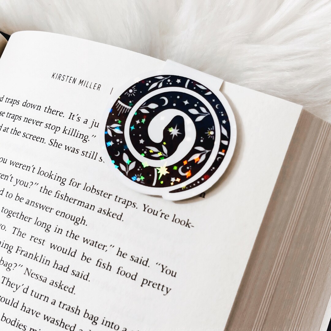 Holographic Snake Magnetic Bookmark | Bookish Book Club Bookmark ...