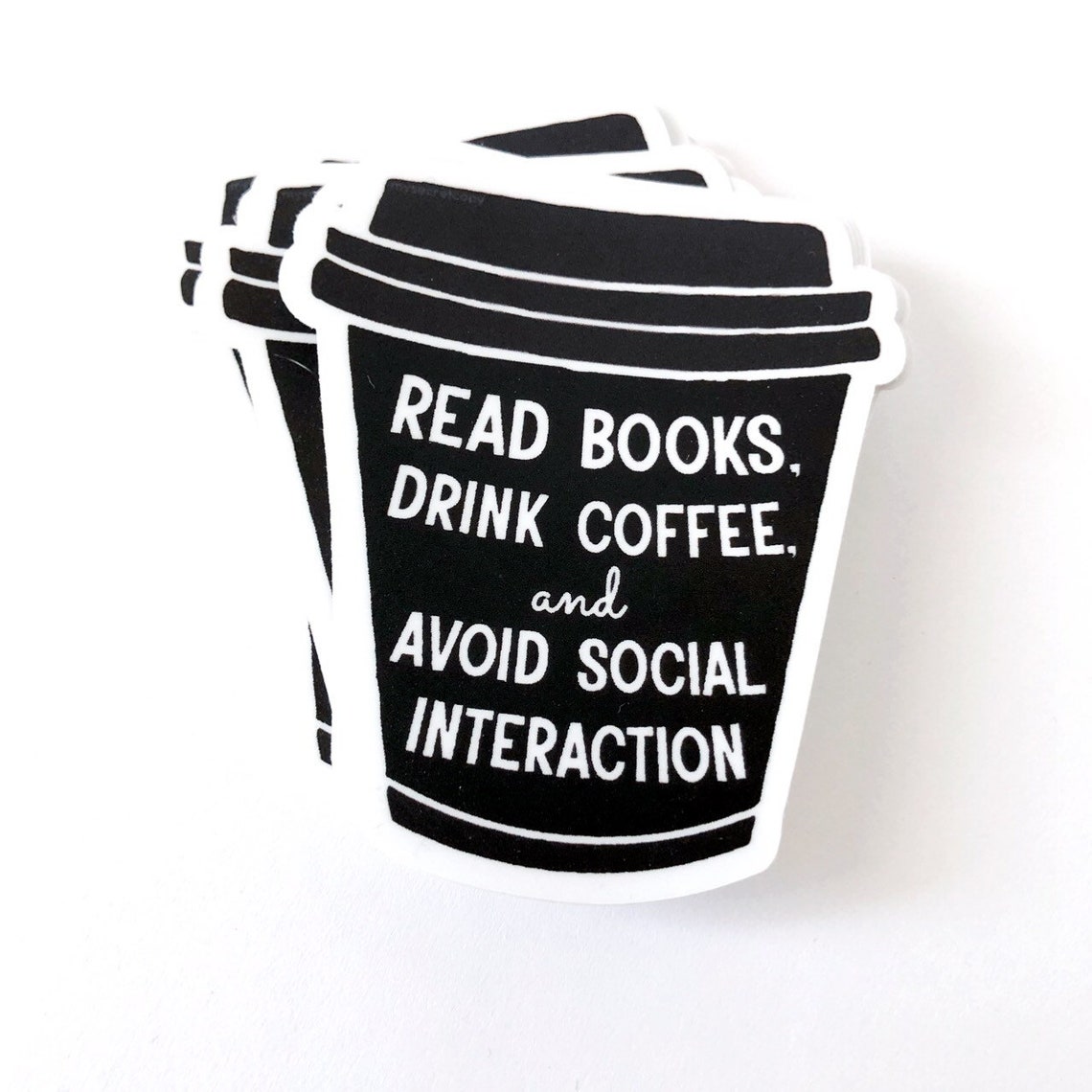 Antisocial Sticker Bookish Stickers Gifts for Readers - Etsy