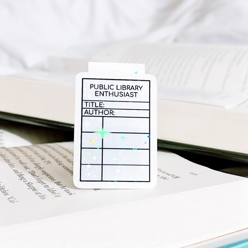 Public Library Enthusiast Magnetic Bookmark Bookish Gift - Etsy