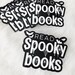 Read Spooky Books Sticker Bookish Stickers Gifts for - Etsy