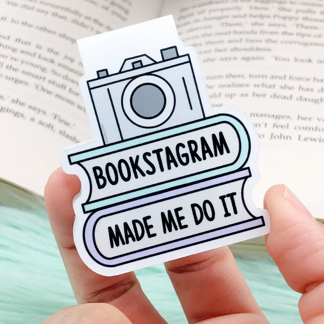 Magnetic Bookmark | Bookstagram Made Me Do It Magnetic Bookmark ...