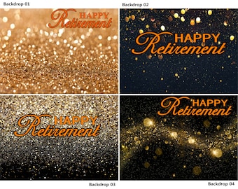 Retirement backdrop | Etsy