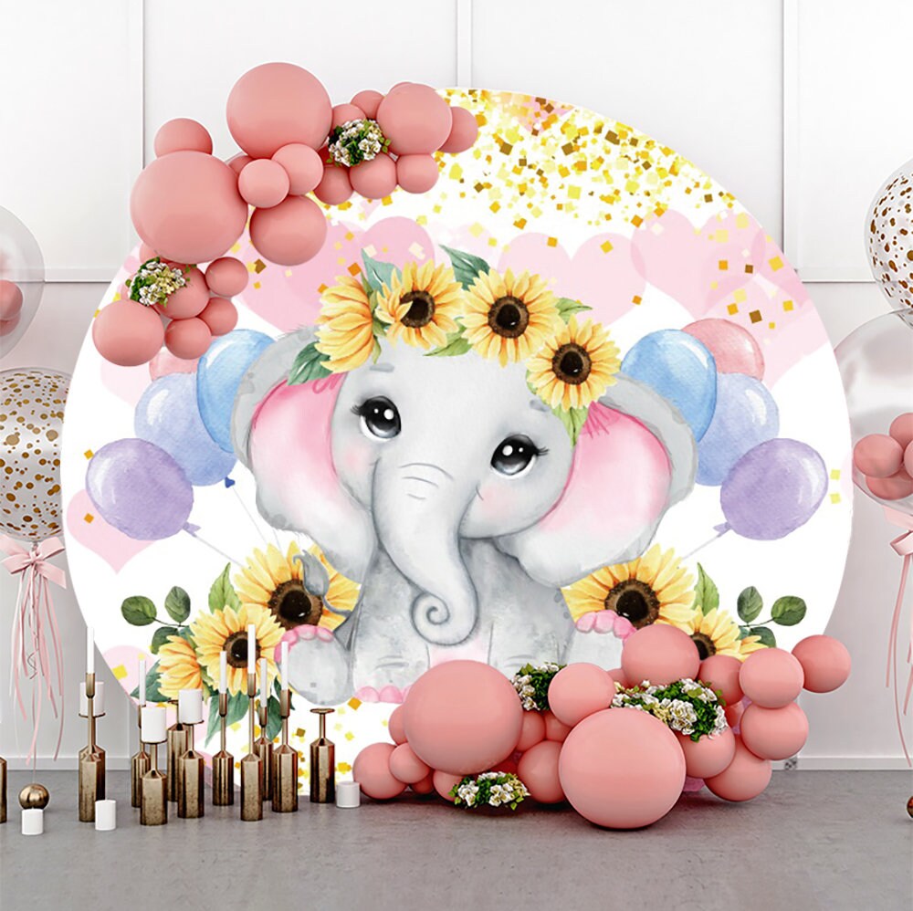 Sunflower Elephant Party Decorations - Etsy Canada
