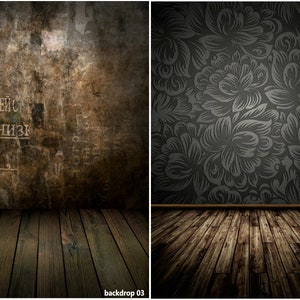Dark Gray Brown Wood Backdrop for Photography Backdrops Birthday Wall ...