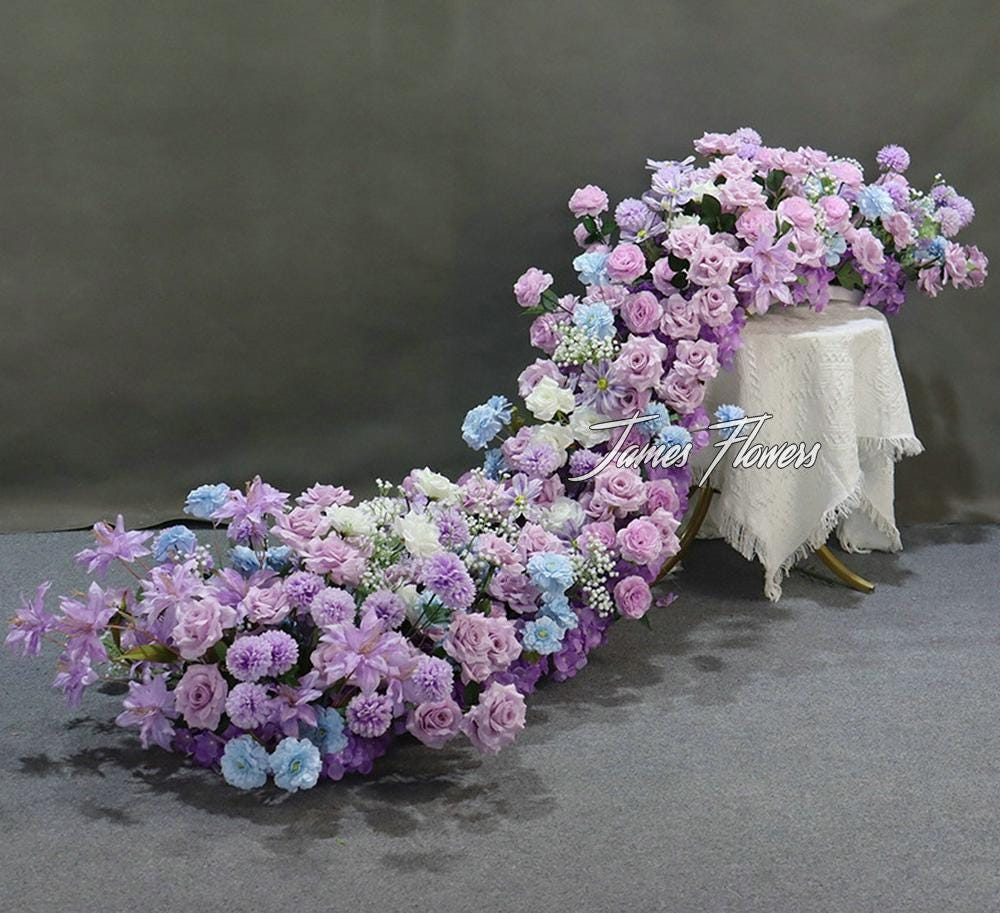 Hot Pink Cherry Blossom Flower Runner: Wedding Decorations - Etsy