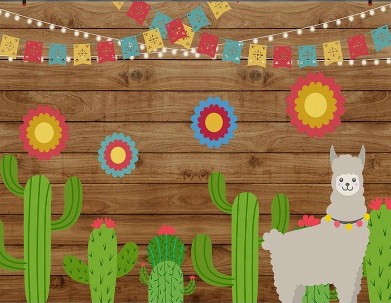 Mexican Fiesta Backdrop Vintage Wood Fiesta Party Sprinkles - Etsy