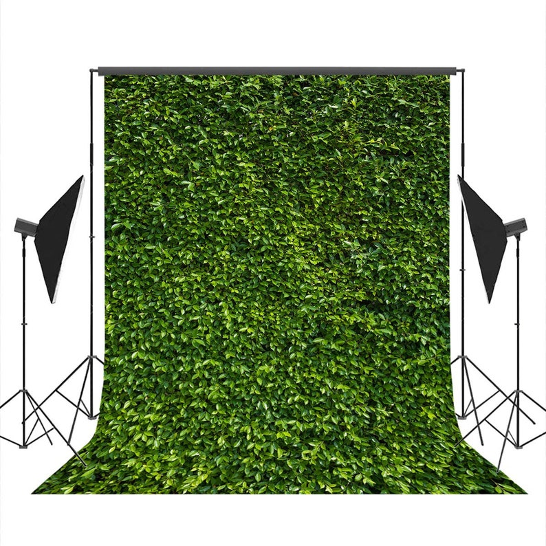 Grass Wall Backdrop Green Bush Wall Backdrops Spring Summer Etsy