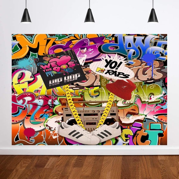 Hip Hop Backdrop - Etsy