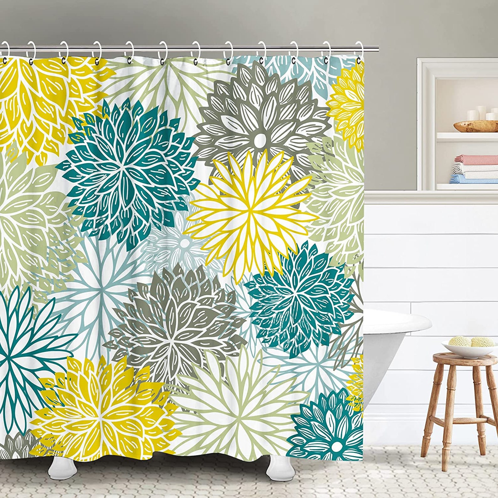 Rustic Shower Curtainfarmhouse Shower Curtain Country Shower | Etsy