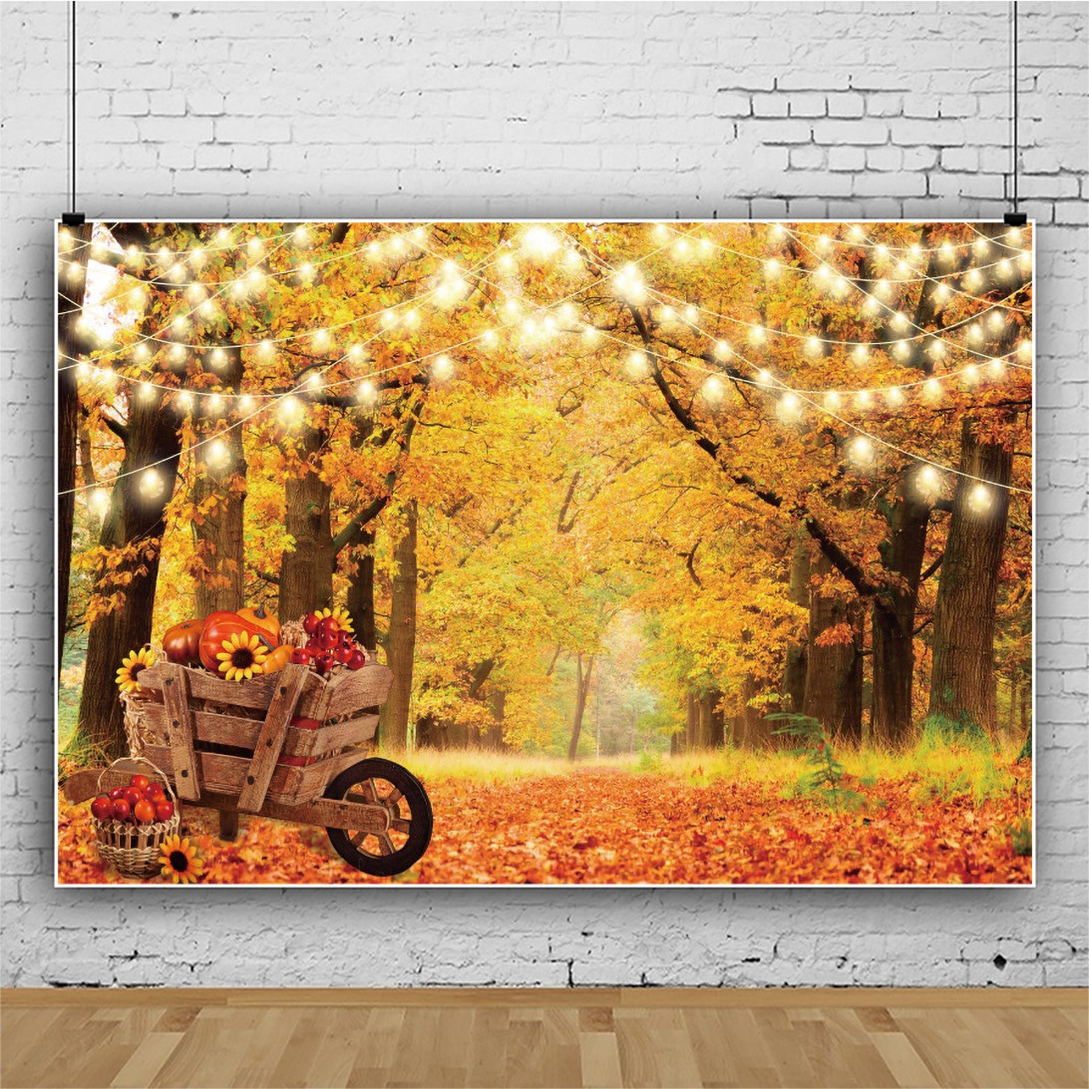 Thanksgiving Party Photography Backdrops Autumn Maple Leaves - Etsy