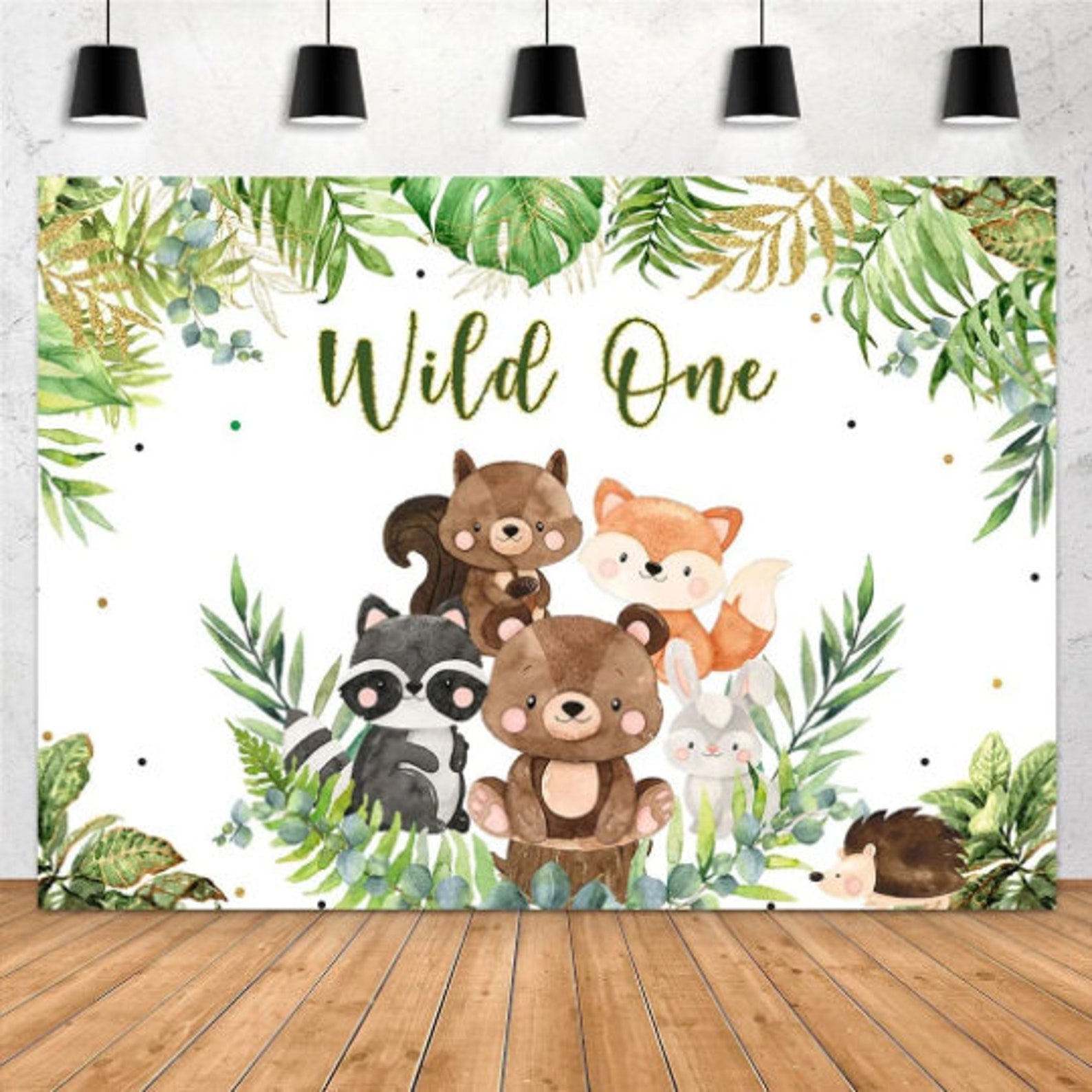 Safari Animals Backdrop Safari Baby Showerjungle Safari Cake - Etsy