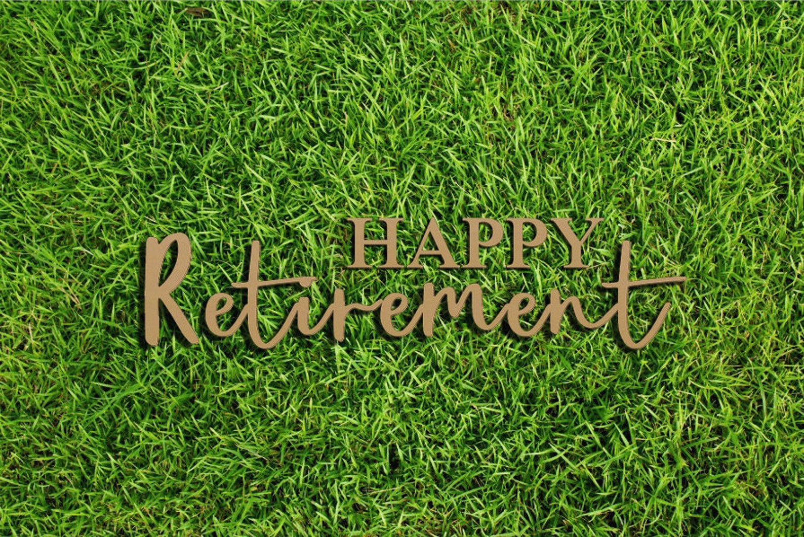 Happy Retirement Grass Wall Backdrop Green Bush Wall Backdrops - Etsy