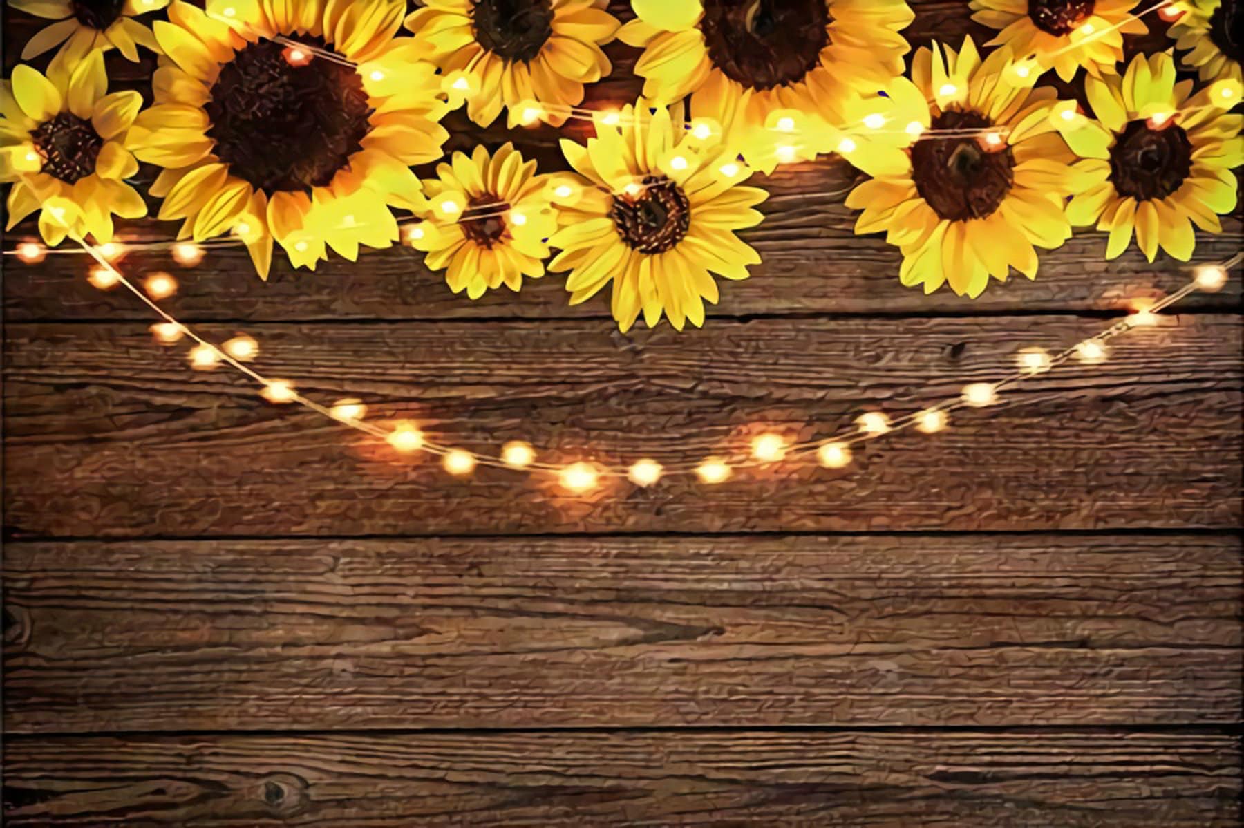 Daisy Sunflower Backdrops Wood Texture for Photography Child | Etsy