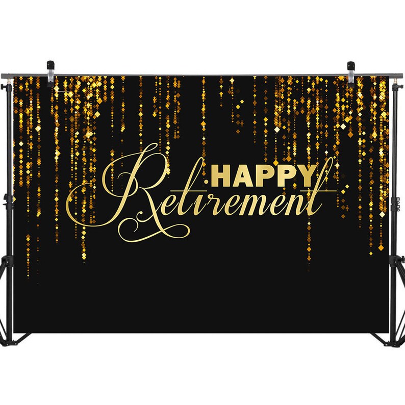 Retirement Photo Booth Photography Backdrophappy Retirement | Etsy